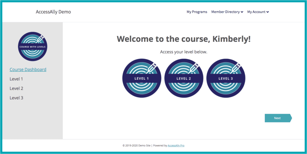 How to Create A Course With Levels That Share Pages