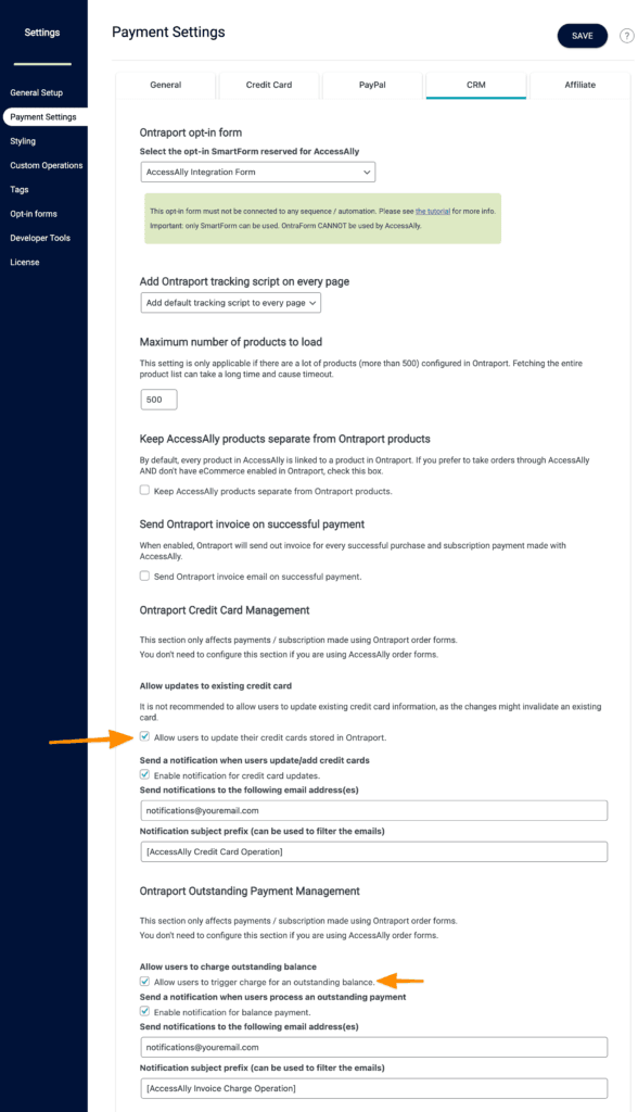 How To Set Up A Page Where Users Can Update Credit Card Info