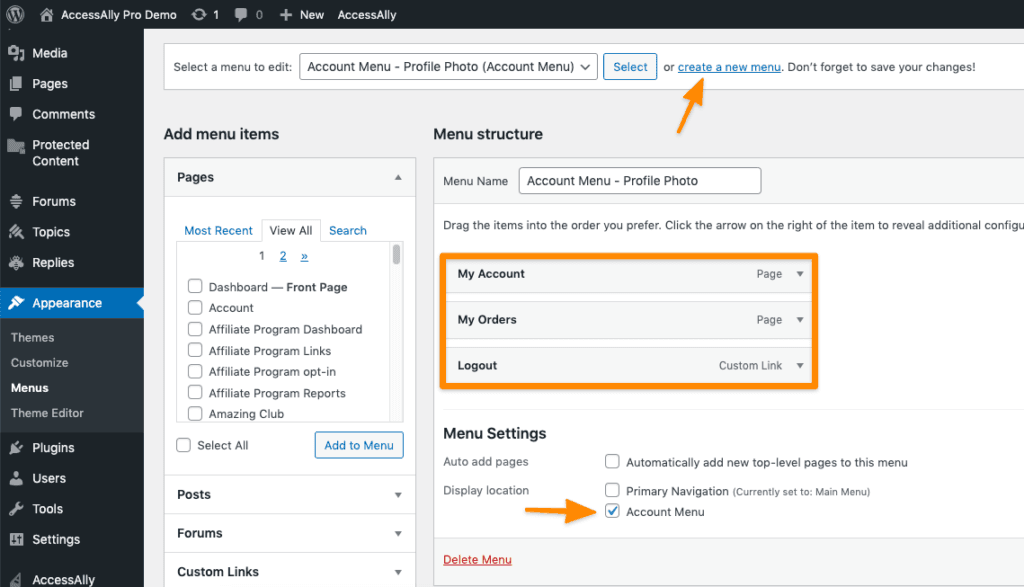 The AccessAlly Theme | AccessAlly™ Knowledge Base