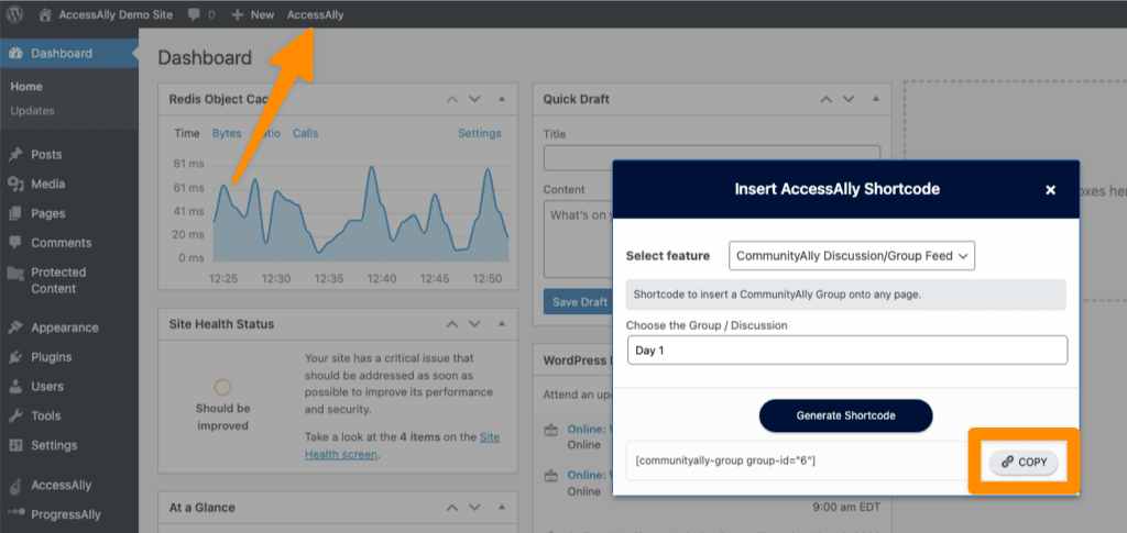 Create Group Discussions in CommunityAlly | AccessAlly™ Knowledge Base