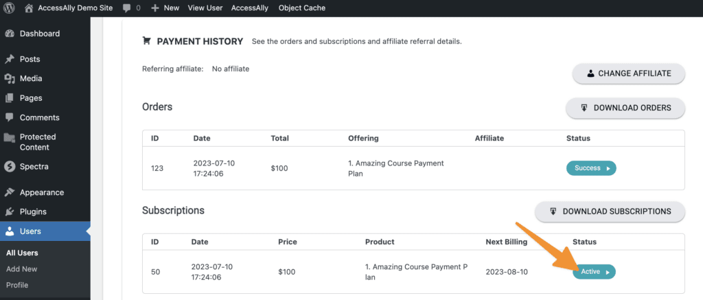 How To Manage Subscriptions On a Membership Site